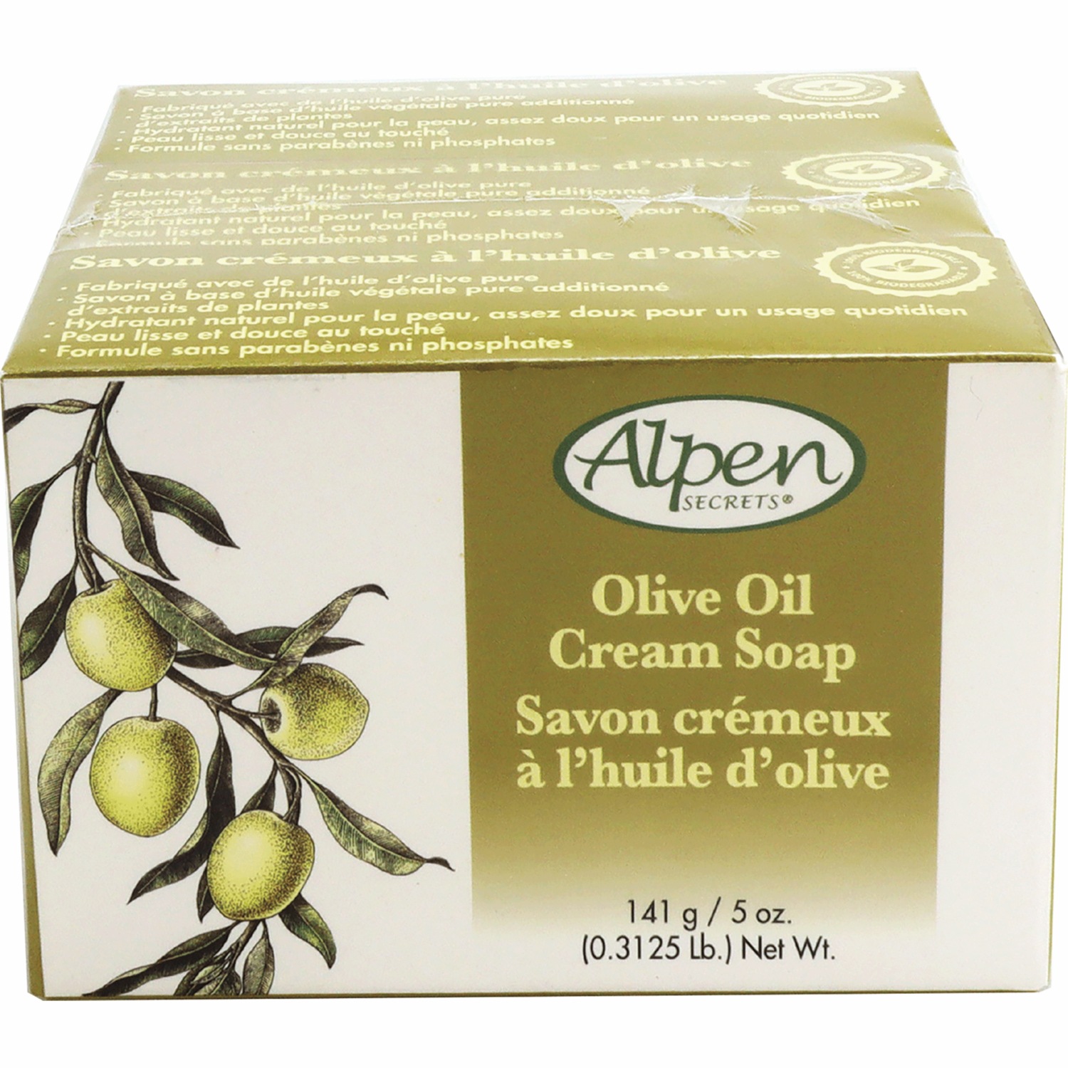 Set of 3 Olive Oil Soaps | Beauty Boutique